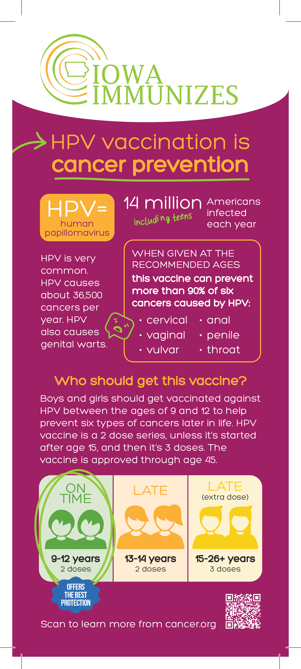 Factsheet Hpv Vaccination As Cancer Prevention English 5 Other Languages Vaccine Resource Hub